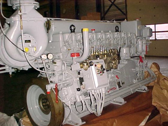 1975 MWM TRHS 518-A MARINE DIESEL ENGINE in Werkendam, Netherlands