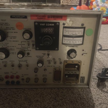 Bendix King KTR 9000/9100 Tester Test Panel Avionics Aviation VHF in ...