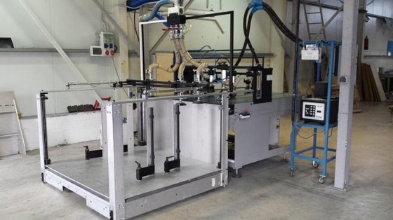 HOT MELT AUTOMATIC APPLICATOR FOR THE PRODUCTION OF PAPER BILLBOARDS in ...