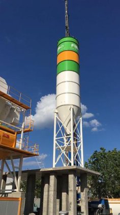 cement silo in Izmir, Turkey