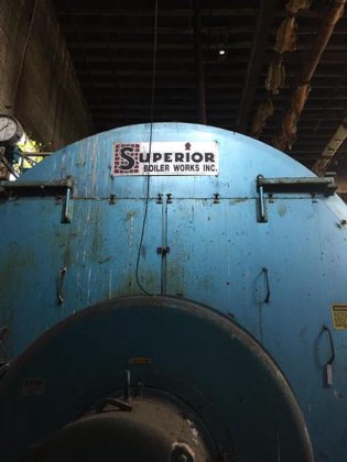 1998 Superior Boiler 600 HP Oil 150 PSI Steam Boiler / Firetube Boiler ...