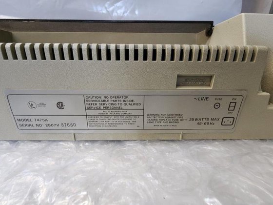 HP 7475A GRAPHICS PLOTTER in Santa Barbara, CA, USA