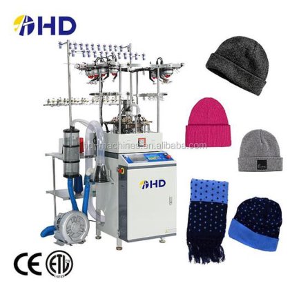 Circular beanie making machine in Anhui, China