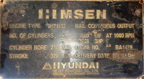 Himsen H21/32 in United Arab Emirates