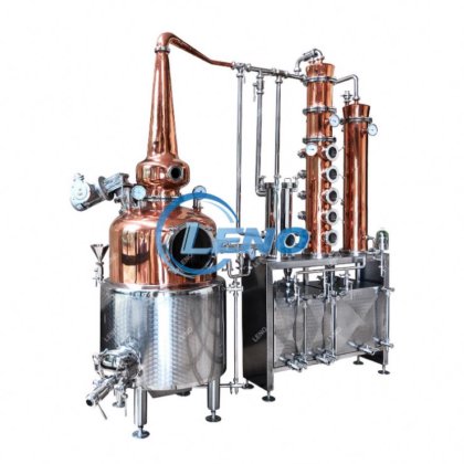 Double Pots Still Whisky Distillery System Rum Brandy Vodka Copper ...