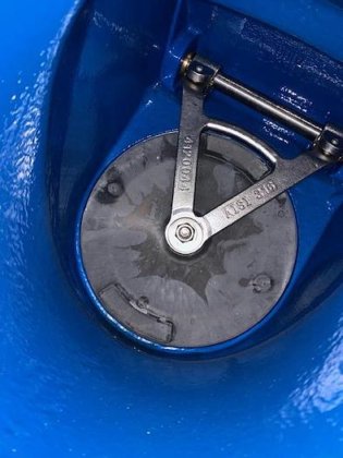 AVR check valves DN200 in Harndrup, Denmark
