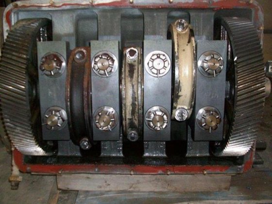 DOWELL PG03 4.5x5 Triplex Cementing Pump in Neilburg, Saskatchewan, Canada