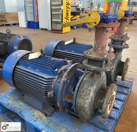 Worthington Simpson 65WJE850 Centrifugal Pump, with GEC 30kw motor ...