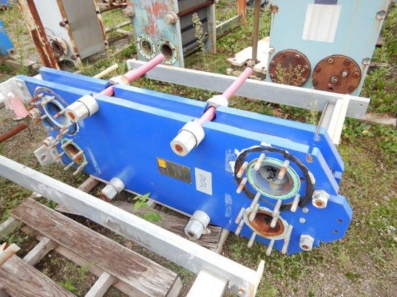 2002 193.5 Sq. Ft. Alfa Laval Model M15-BFG Plate Heat Exchanger in ...