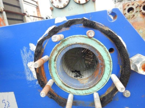 2002 193.5 Sq. Ft. Alfa Laval Model M15-BFG Plate Heat Exchanger in ...