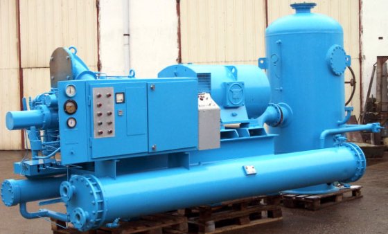 Screw refrigeration compressor units by "STAL" in Siemyśl, West ...