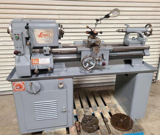 Logan Engine Lathe Model 6510H 14″ x 30″ GEARED HEAD VARIABLE SPEED in ...