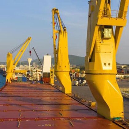 Ship Boat Marine Deck Crane 5 Ton Crago Hydraulic Vessel Deck Crane ...