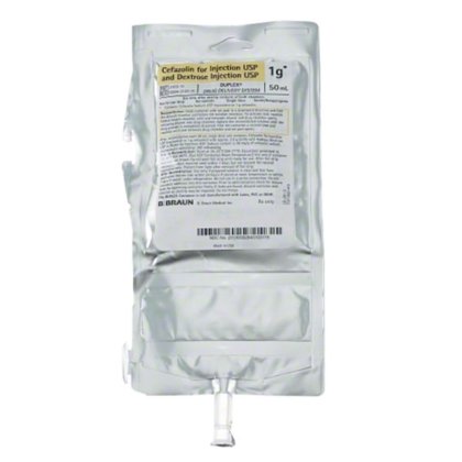 B. Braun Cefazolin Duplex Container for Injection USP and Dextrose ...