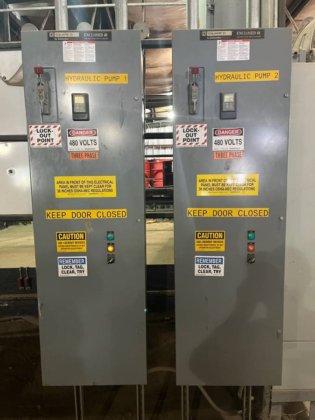 200 HP Granutech Dual Shaft Shredder/Vertical Ram/Compactor/Receiver ...