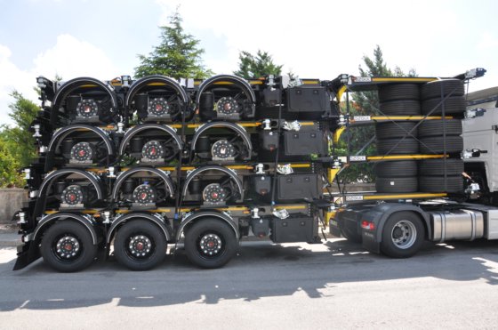 HIGH CUBE EXTENDABLE CONTAINER CHASSIS in Konya, Turkey