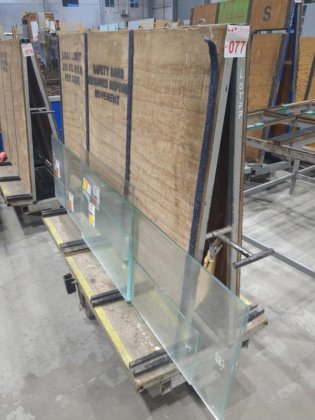 Glass Panel A-Frame Trolley, Ply Wood Side Walls, Steel Construction ...