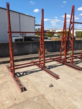 Glass Panel A Frame Racking in Carrara, Australia