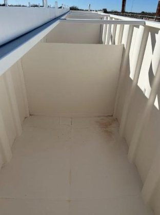 Open Top Dual Weir Frac Tanks in Midland, TX, USA