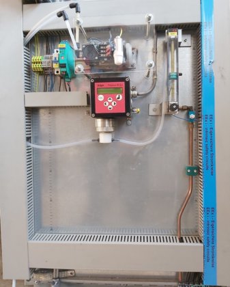 Complete gas detector station incl. Polytron IR Ex, Dräger, in ...