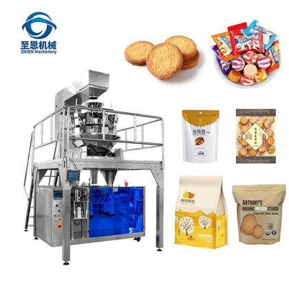 Automatic Tortillas Chips Candy Premade Bag Packaging Machine Doypack ...