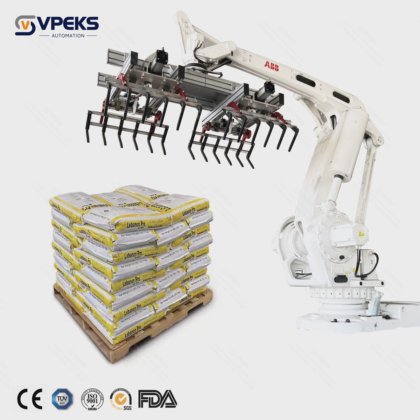 Automatic Industrial Robot Stacker Palletizing Stacking Machine For Box ...