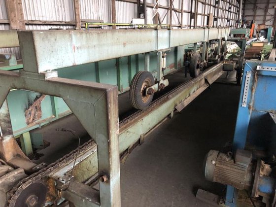 Soderhamn Eriksson Outfeed conveyor after edger in Karlholmsbruk, Sweden