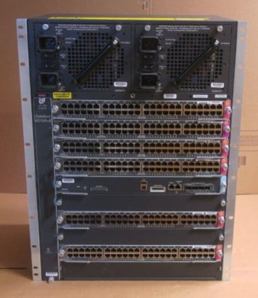 Cisco Catalyst WS-C4510R+E 10-Slot Switch Chassis + WS-X45-SUP7-E ...