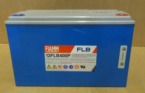 10 x Fiamm 12FLB400P 105Ah 12V Battery FLB Series VRLA EuroBat UPS M8 ...