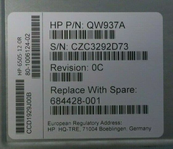 HP SN3000B Brocade 6505 24-Port 16Gb SFP+ FC SAN Switch QW937A (12-Port ...