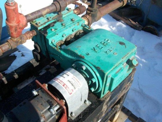 Kerr KZ1000 Triplex Pump in Neilburg, Saskatchewan, Canada