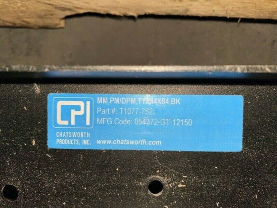 Chatsworth 45U Server Cabinet Rack Fully Enclosed in Shippensburg, PA, USA