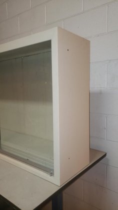 48" Glass Door Overhead Lab Cabinet w/ Shelves in Shippensburg, PA, USA