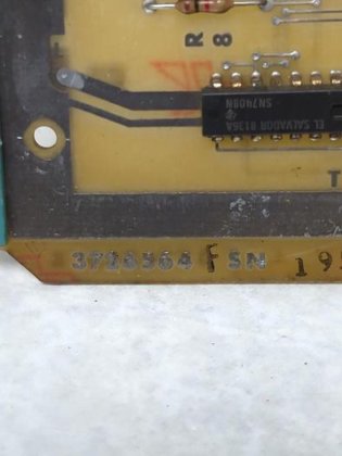 BENDIX,3726564,S5 CONTROL PANEL INTERFACE CIRCUIT BOARD PRE-OWNED in ...