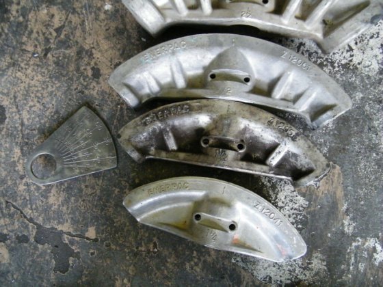 enerpac pipe bender conduit one shot 1 1/4" - 4" ridgid greenlee ...