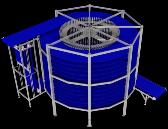 Spiral Cooling / Freezing Tower in Underwood, Queensland, Australia