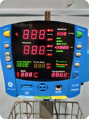 GE Carescape Dinamap V100 Vital Signs Patient Monitor in Elkin, NC, USA