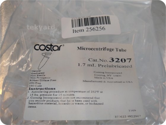 Corning Costar 3207 Non-Sterile Graduated Microcentrifuge Tubes in ... Corning Costar 3207 Non-Sterile Graduated Microcentrifuge Tubes in ...