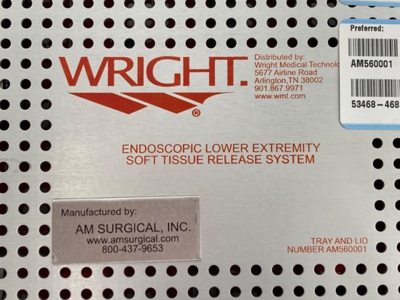 Wright Endoscopic Lower Extremity Soft Tissue Release System AM560001 ...