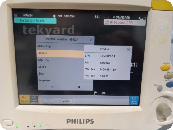 Philips Intellivue MP30 M8002A Vital Signs Monitor in Elkin, NC, USA