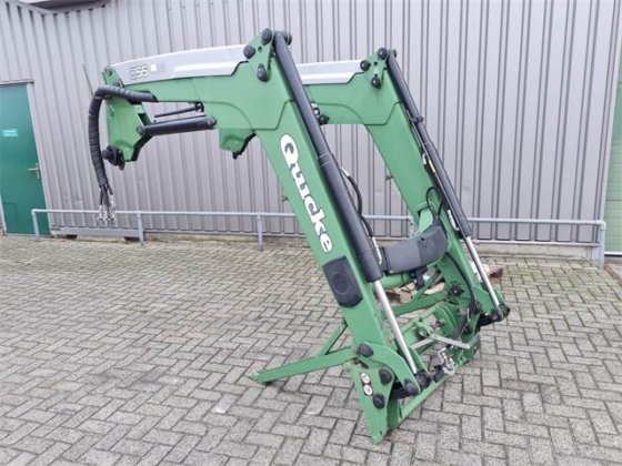 2008 Front loader Quicke 55 with Fendt attachments in Veghel, Netherlands