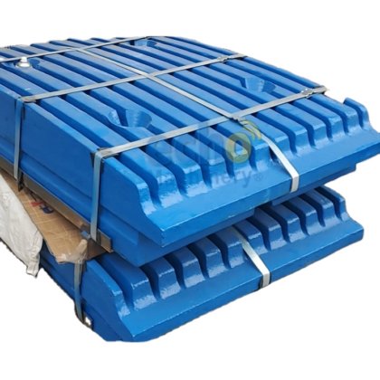 High manganese Extec C12 QJ341 swing and fixed jaw plate for mining ...