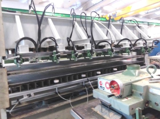 HOT PRESS SIMI PIANI 3500X1300 6 PISTONS WITH INTERMEDIATE PLANE AND 7 ...