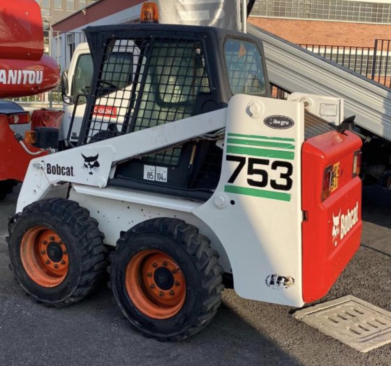 Bobcat 753 skid steer loader in Bulciago, Lombardy, Italy