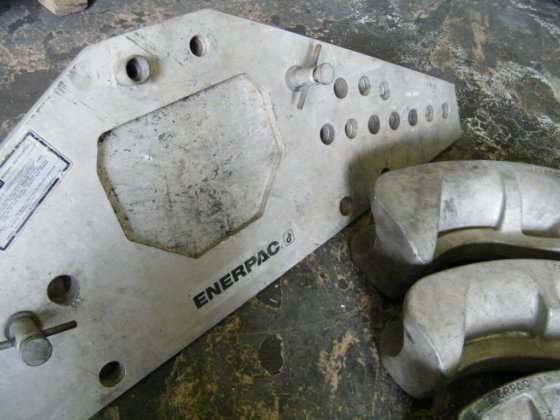 enerpac pipe bender conduit one shot 1 1/4" - 4" ridgid greenlee ...