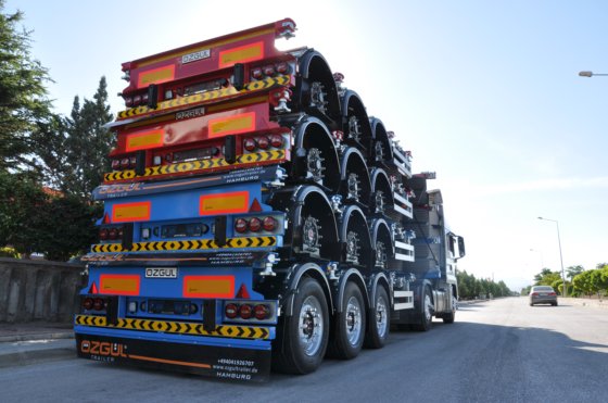 HIGH CUBE EXTENDABLE CONTAINER CHASSIS in Konya, Turkey