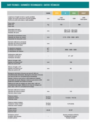 PANEL SAW GRIGGIO QUADRA 400 E in Volta Mantovana, Lombardy, Italy