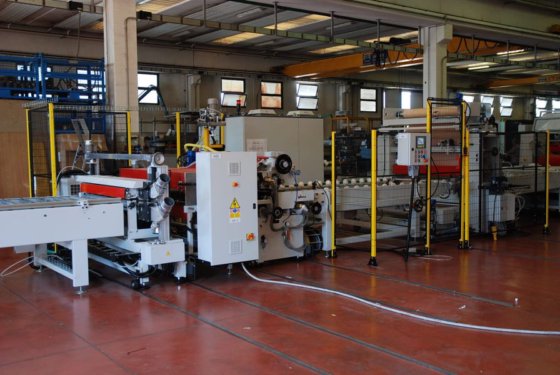 Laminating line OMMA in Barntrup, North Rhine-Westphalia, Germany