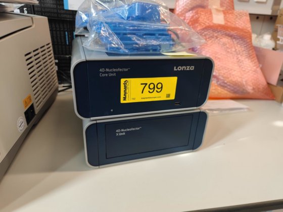 2021 Lonza 4D-Nucleofector Core Unit with X Unit in Mannheim, Germany