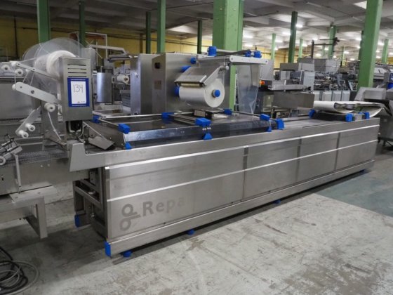 Repak thermoforming machines in Ystad, Sweden